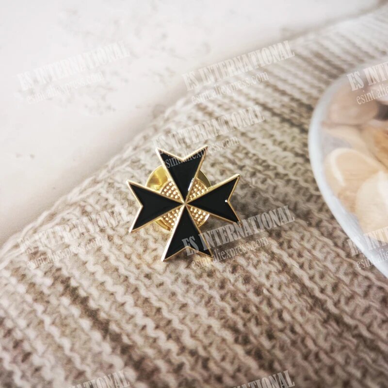 Масонские булавки, черные, металлические, BLM56b