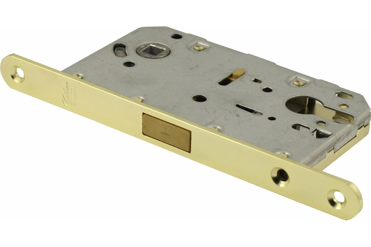 Вантаж Замок под цилиндр магнитный / мат. золото / MC85SB