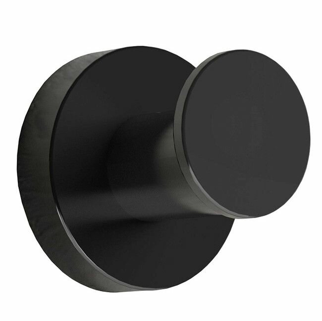 Крючок для ванной COLOMBO Design Colombo Plus, настенный, латунь, черный матовый