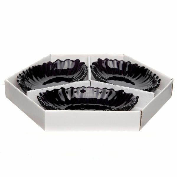 AMETIST Набор блюдо упроч. 155*99 мм 3 шт арт. 10545 B/D7