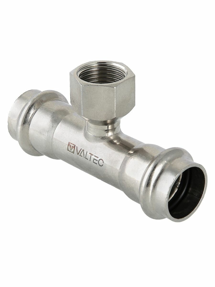 Пресс тройник VALTEC 35х1.1/4"Вх35, нерж. сталь, VTi.932. I.350735