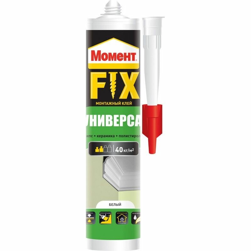 Клей момент "Fix", Универсал, монтажный, 380 г (2124747)