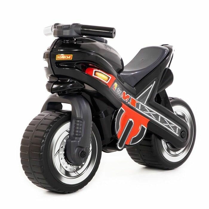 Каталка Полесье мотоцикл МХ черная (80615)