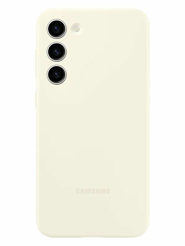 Чехол Samsung Silicone Cover для Galaxy S23+, EF-PS916TUEGWW, Бежевый
