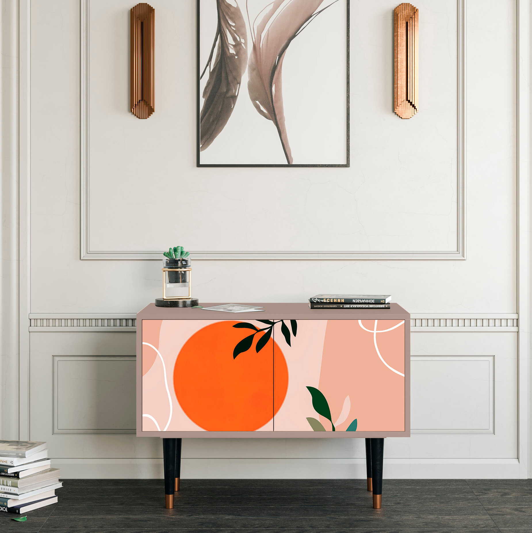 Комод - STORYZ - S1 Artwork, Размер - 94 x 69 x 48 см, Цвет корпуса - , Бежевый