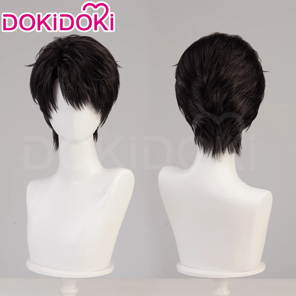 Косплей парик Caleb DOKIDOKI 30 см Black Brown Wig, PRE-SALE