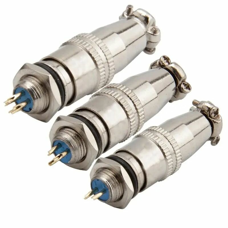 Латунный никелированный 10 мм мужской женский пуш-пул круглая авиационная розетка XS10JK 2-5-контактный самоблокирующийся воздушный соединитель