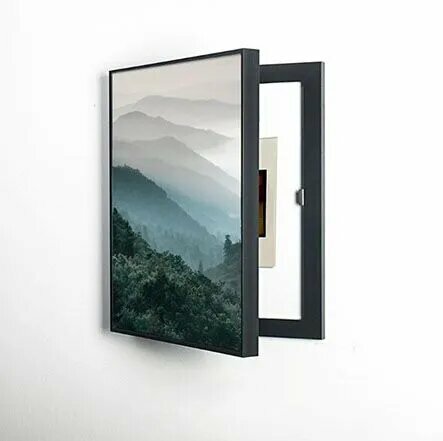 Крышка электросчетчика, внутренняя электрическая панель, скрытые картины, вертикальная секция, бесплатная штамповка, распределительная коробка для ресторана, 50*40 см