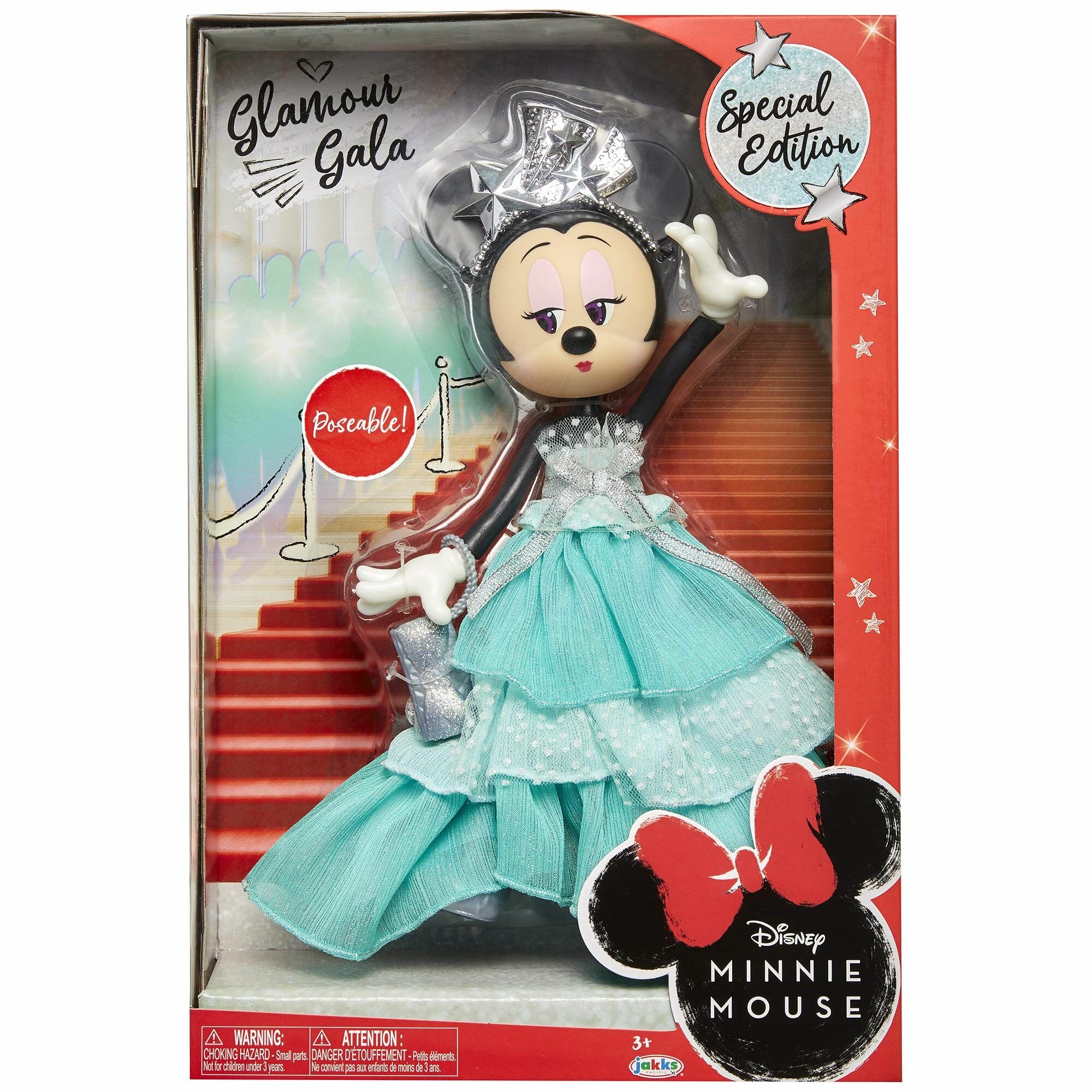 Jakks Pacific Disney Minnie Mouse Glamour Gala Special Edition Set / Диснеевская Минни Маус Коллекционная модная кукла