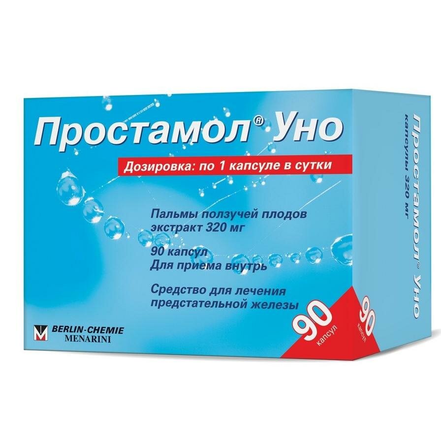 Простамол Уно, капсулы 320 мг, 90 шт.