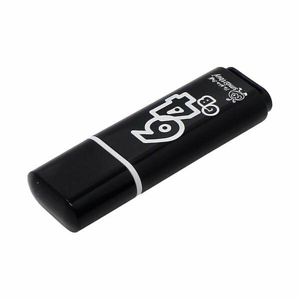 Флешка USB флеш карта (SB64GBGS-K) 64GB GLOSSY SERIES BLACK