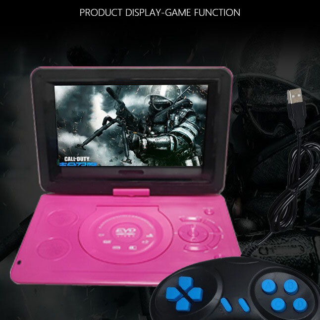 13.9" Портативный DVD EVD плеер TV/FM/USB/Game Особенности