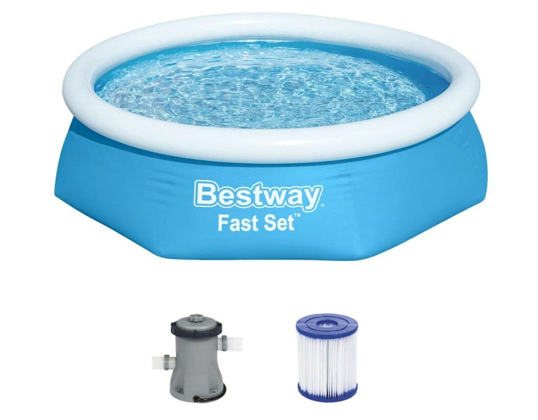 Надувной бассейн Bestway, 244x61см, DuraPlus™, для детей от 6 лет