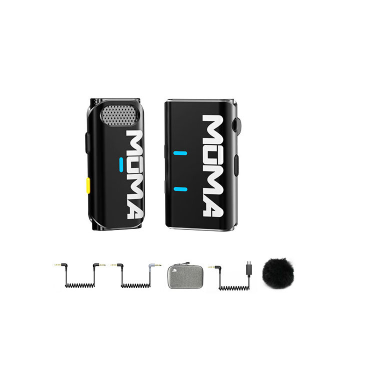 Микрофоны MOMA, black, The single-player version of the Android camera is universal - without charging case
