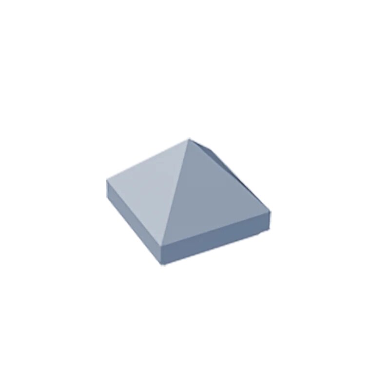Серый GOBRICKS GDS-837 пирамидальный элемент