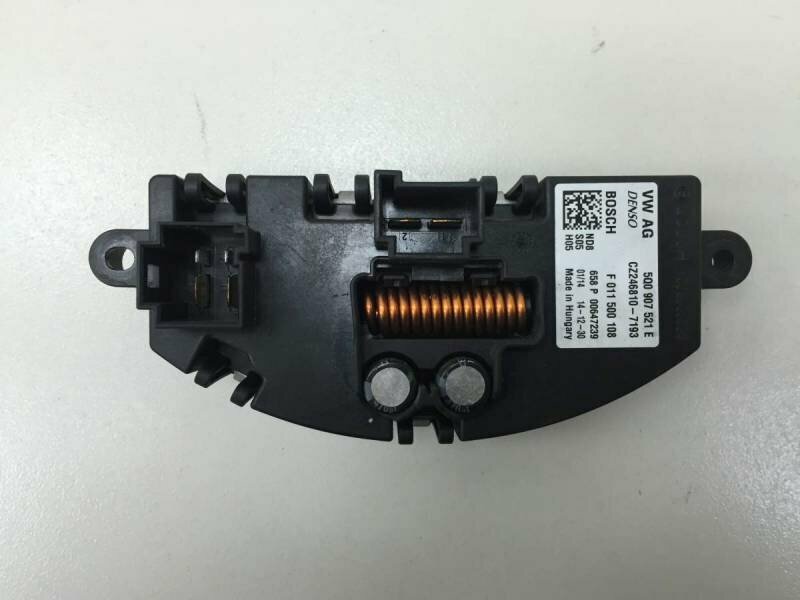 Резистор отопителя Skoda Octavia A7 2013 кат.номер: 5Q0907521E 5Q0907521C 5Q0907521D