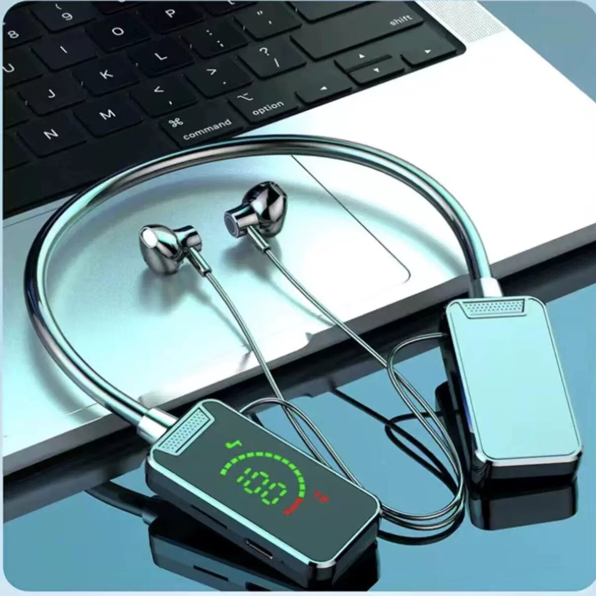 Интеллектуальные наушники-воротник с Bluetooth, караоке-микшером, спортивным режимом, долгим сроком службы, цифровым