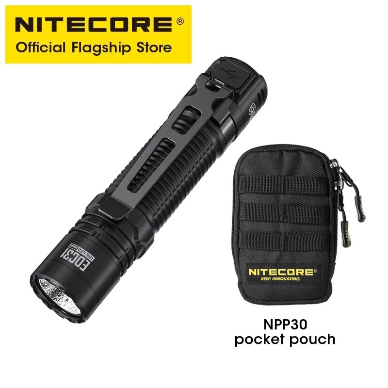 NITECORE EDC31 тактический фонарик 3500 люмен EDC31 NPP30