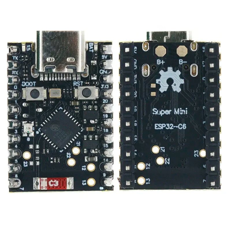 ESP32-C6 SuperMini модуль, Цвет: welding