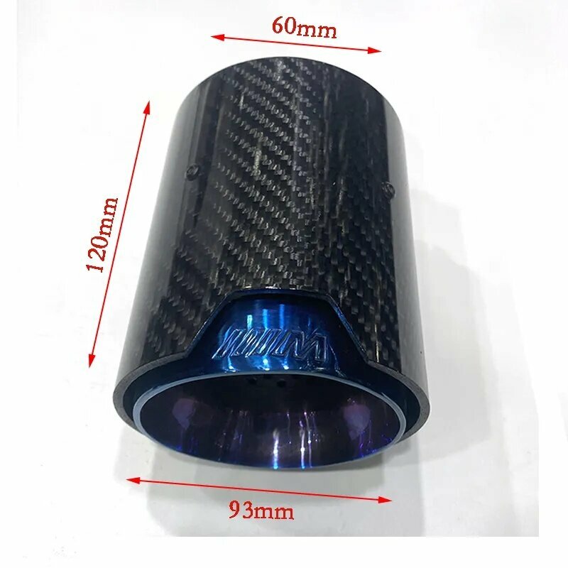 Глушитель, диаметр 60 мм, длина 120 мм арт. BMW M135i M235i M140i M240i M335i M340i M435i M440i насадка на выхлопную трубу