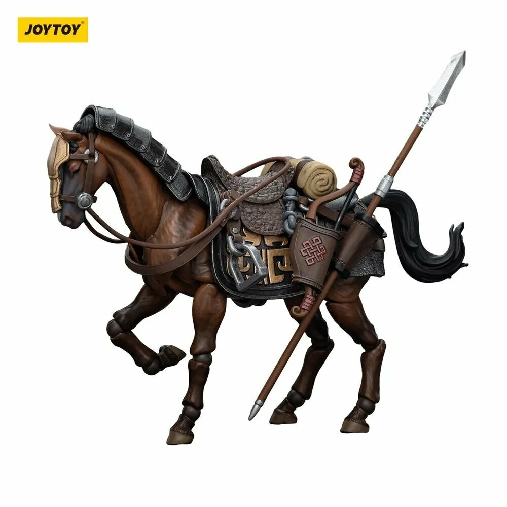 Подвижная фигурка JOYTOY Dark Source JiangHu 1/18 Action Figures Dark Source JiangHu Northern Hanland Empire Armored Horse Model Toy Gift Free Shipping