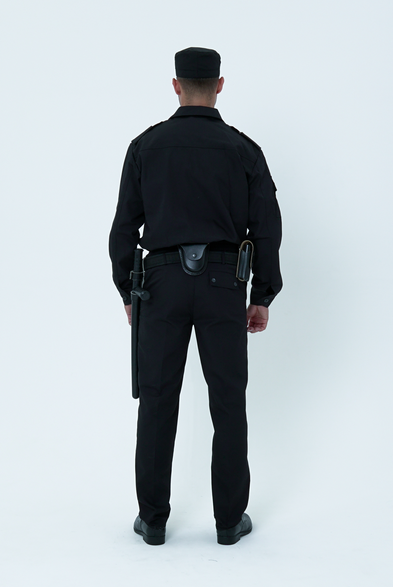 Костюм Охрана "Витязь", мужской, полиэстер, хлопок, черный, размер 70