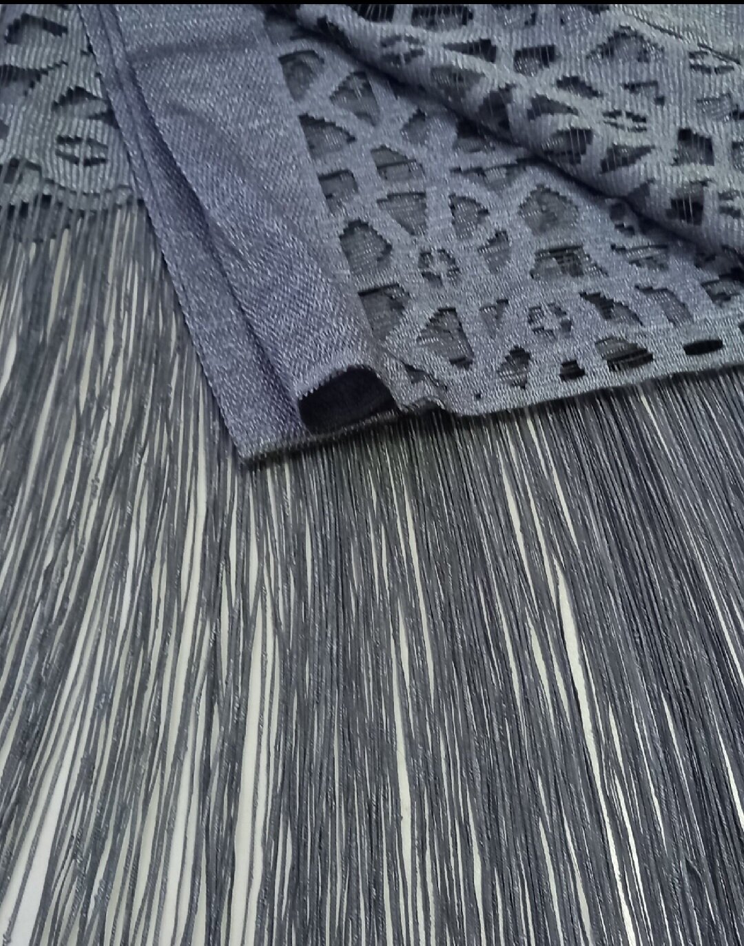 Нитяная штора, 250х200, графит