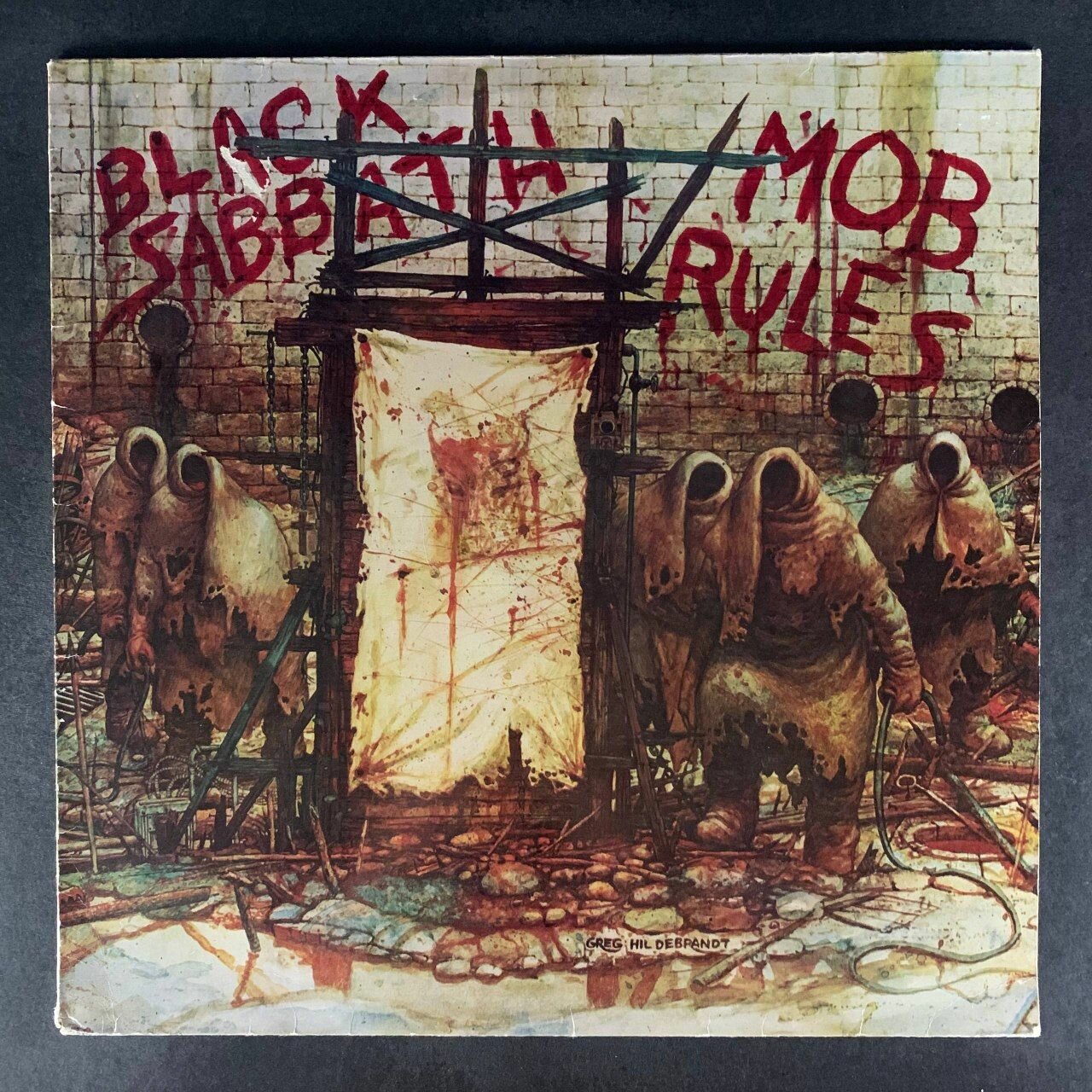 Black Sabbath - Mob Rules (Germany First Press) (б/у виниловая пластинка, LP)