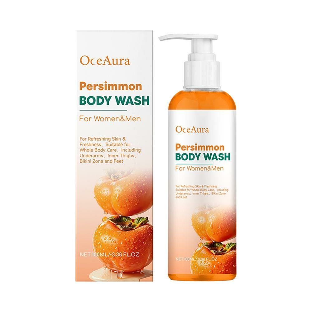 AceAura Гель для душа Kakishibu Body Soap с экстрактом хурмы и гиалуроновой кислотой, 100 мл.
