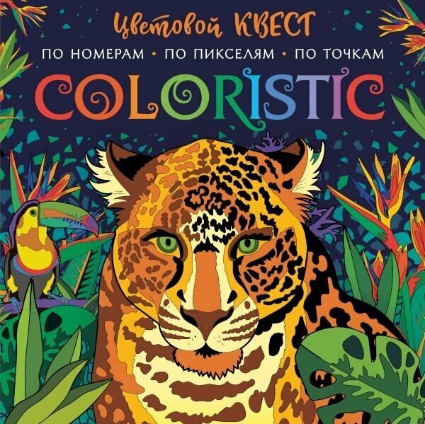 Раскраска по номерам АСТ Цветовой квест, "Coloristic", раскрась по номерам