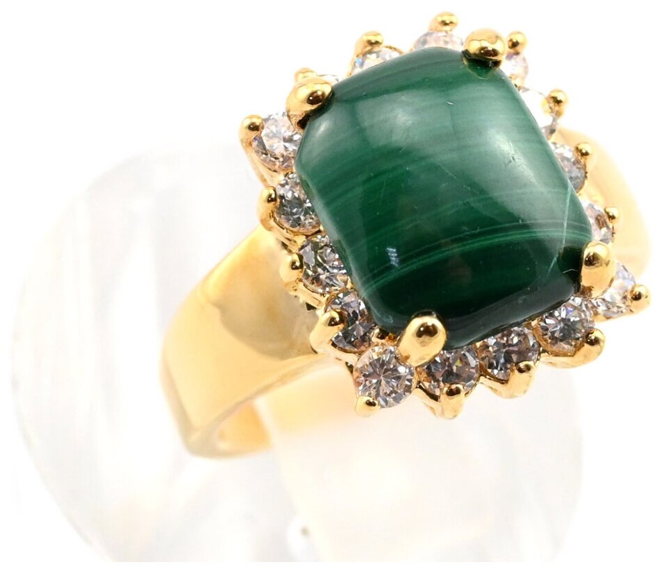 Кольцо, малахит