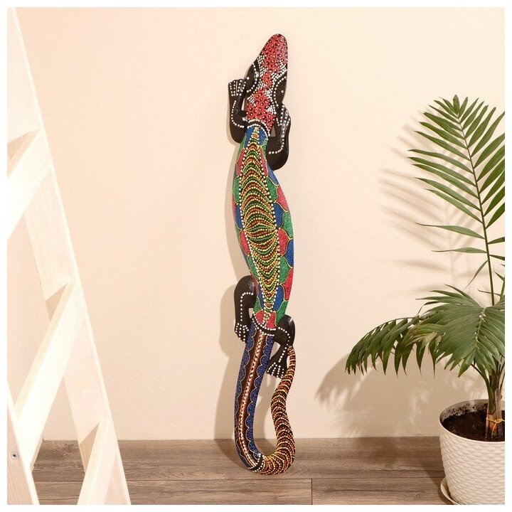 Панно настенное "Геккон африканский" 14х1х100 см