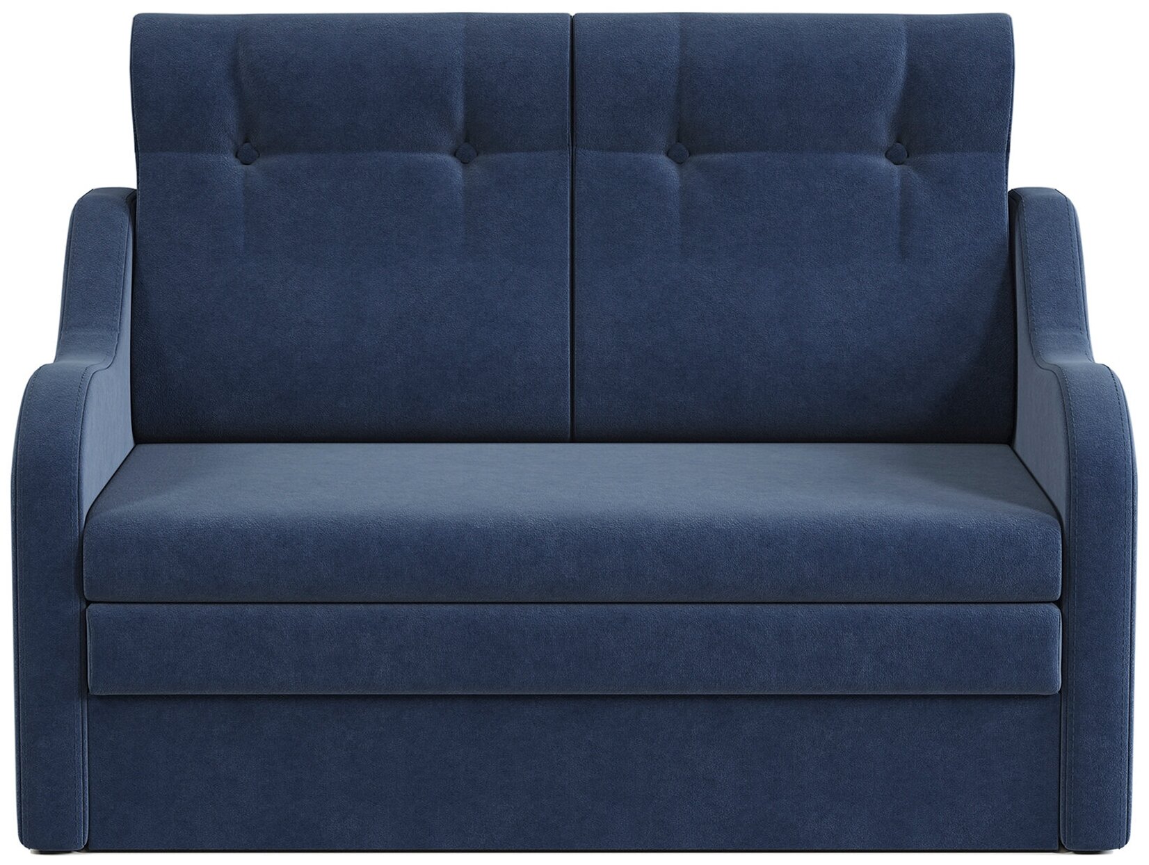 Диван-кровать раскладной Классика 2В велюр Ультра миднайт