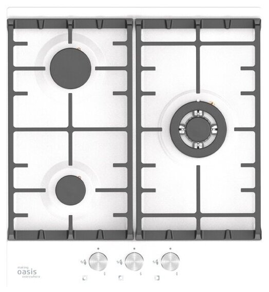 Газовая варочная панель Oasis P-3MWT (B)