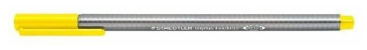 Ручка капиллярная Staedtler Triplus, одноразовая, 0.3 мм Желтый, пр-во Германия