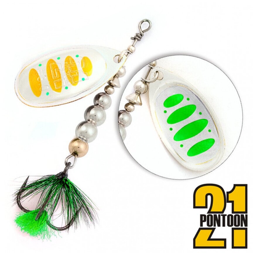 Блесна вращающаяся Pontoon21 BALL CONCEPT № 3.0 # BT02-082, длина 32.15 мм