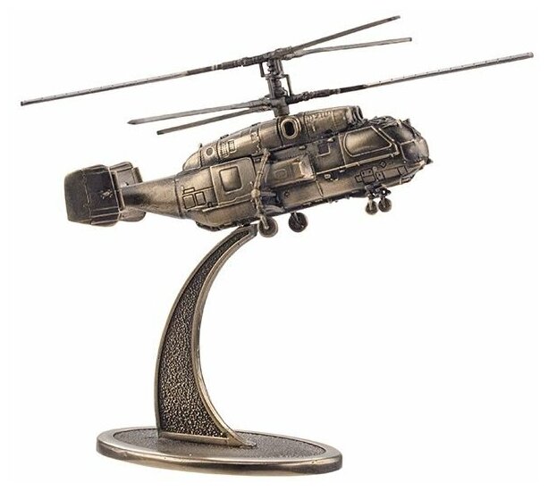 Вертолёт КА-32 на подставке(1:100) (ВхШхД 14см./15см./15см.)