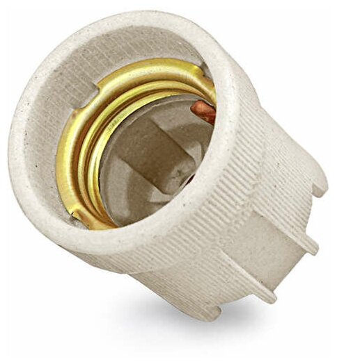 Патрон электрич. E27 керамич. подвесной 4А 250В с этикеткой UNIVersal 5565341 ( упак.5шт.)