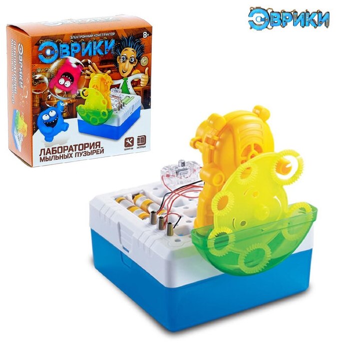Электронный конструктор «Лаборатория мыльных пузырей», 12 элементов