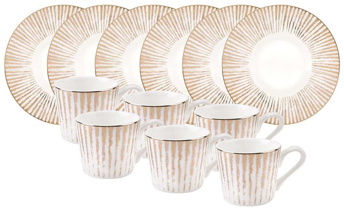 Кофейный набор 12 предметов Голден Фан