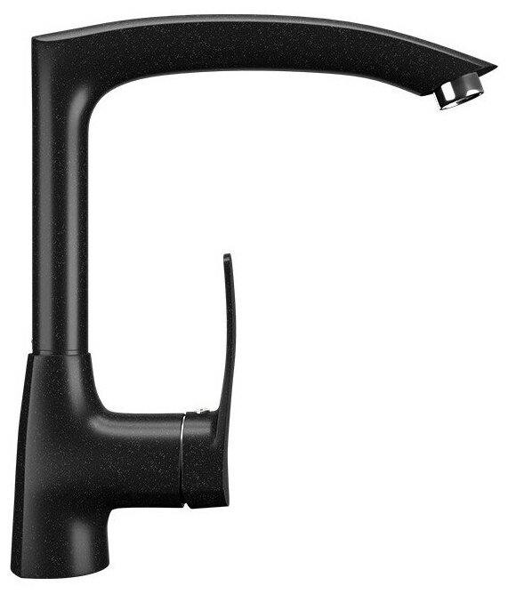 Смеситель для кухни Ulgran U-005-344, ультра-черный