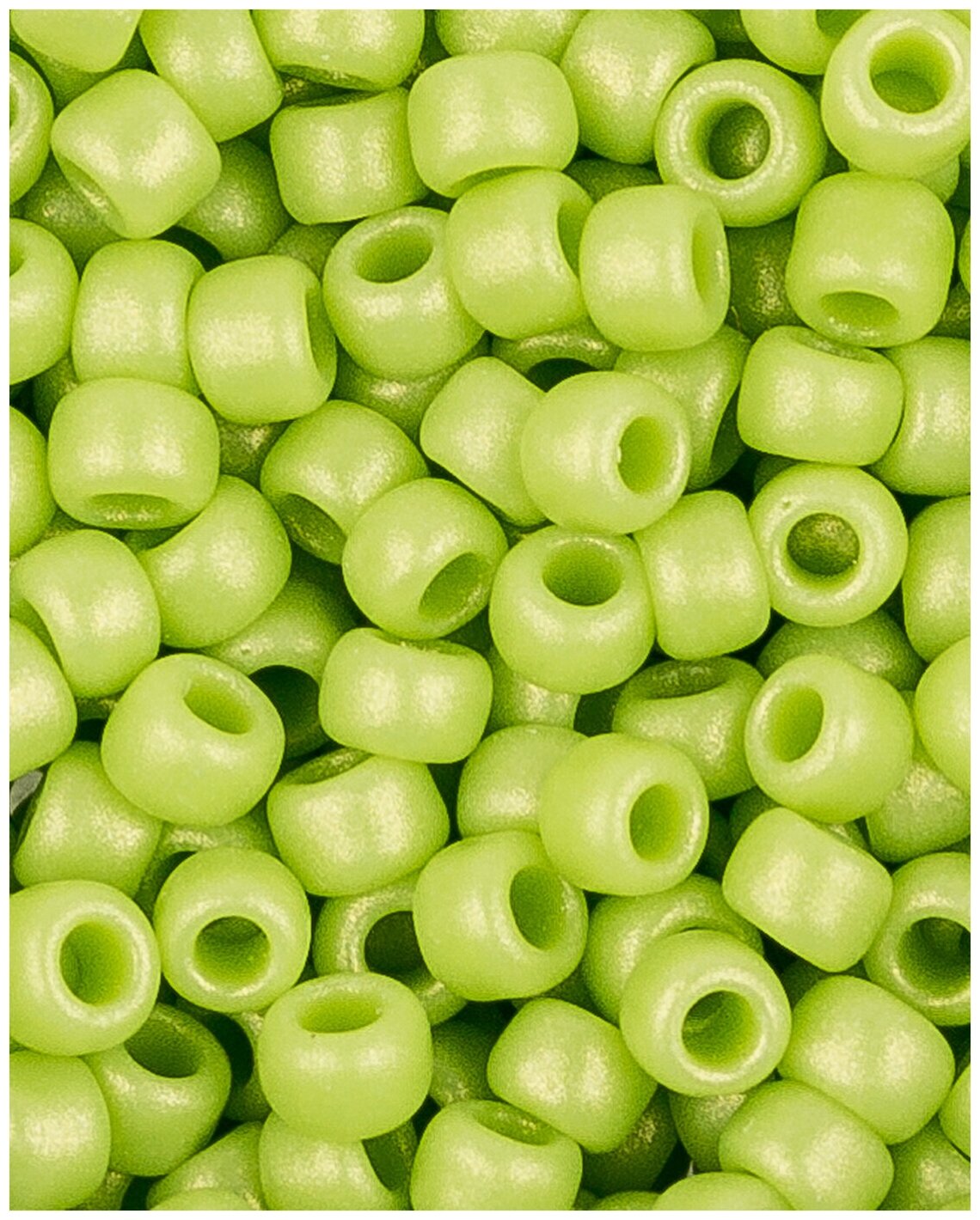 Японский бисер Toho, размер 8/0, цвет: HYBRID Замша золотое зеленое яблоко (Y622), 10 грамм