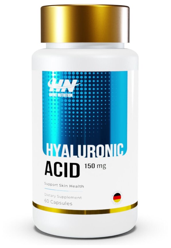 Hayat Nutrition Hyaluronic Acid 150 mg - 60 капсул, ---