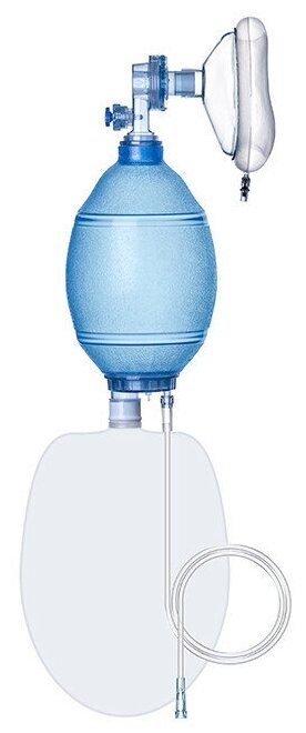 Мешок дыхательный Амбу TOPMED-1600В взрослый одноразовый