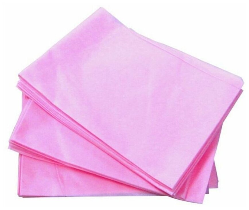Салфетки - коврики 40х40 (100 шт/пачка) розовый