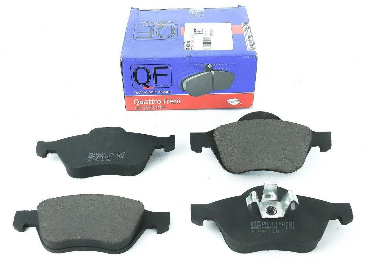Колодки тормозные дисковые к-т QUATTRO FRENI арт. qf89600