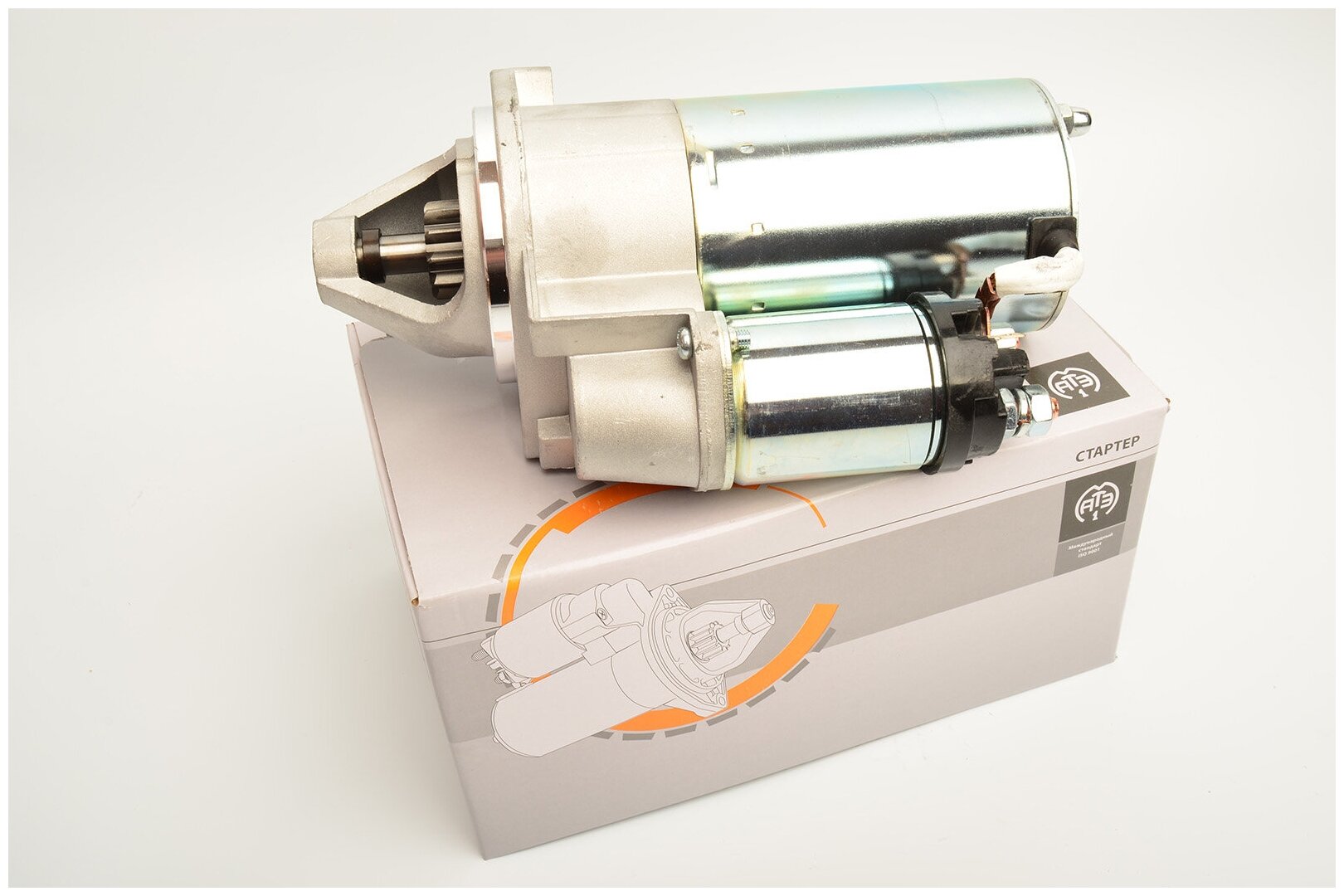 Стартер Lada 2101-07, 2121-31, 2123 Шеви-Нива, ИЖ 1.55 кВт редукторный 2101.3708PLGR LKD(АТЭ-1)