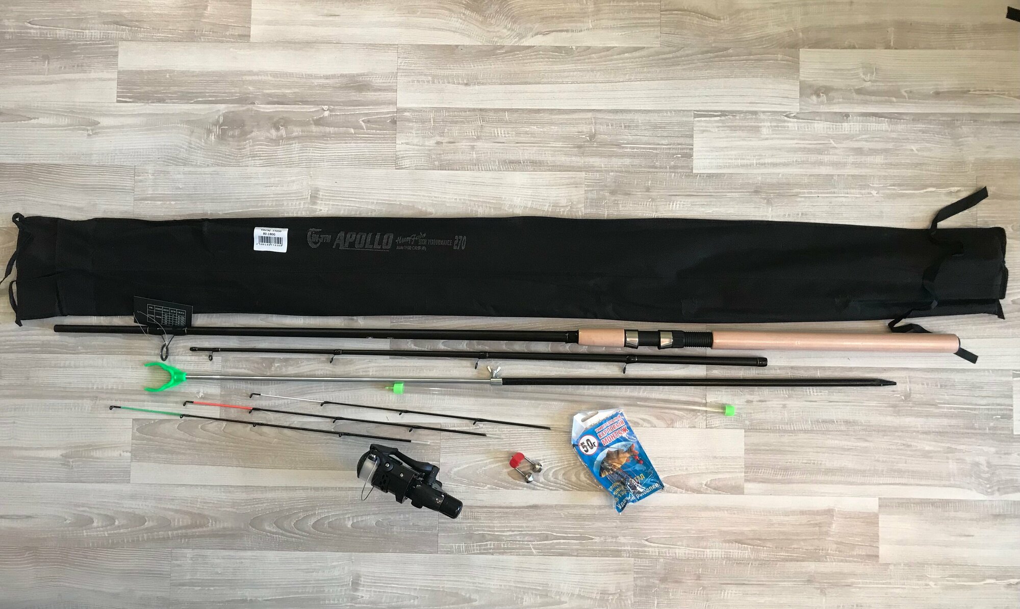 Фидерное удилище "Yin Tai" Apollo штекерный в сборе, 270см, тест 80 - 180гр