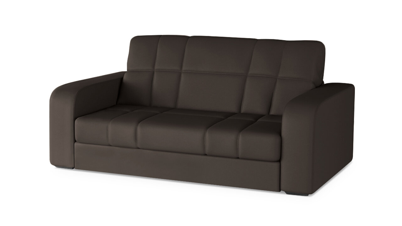 Диван Дендра Vivaldi 25 NOW 225x115x95 см, коричневый Велюр, аккордеон Фиеста