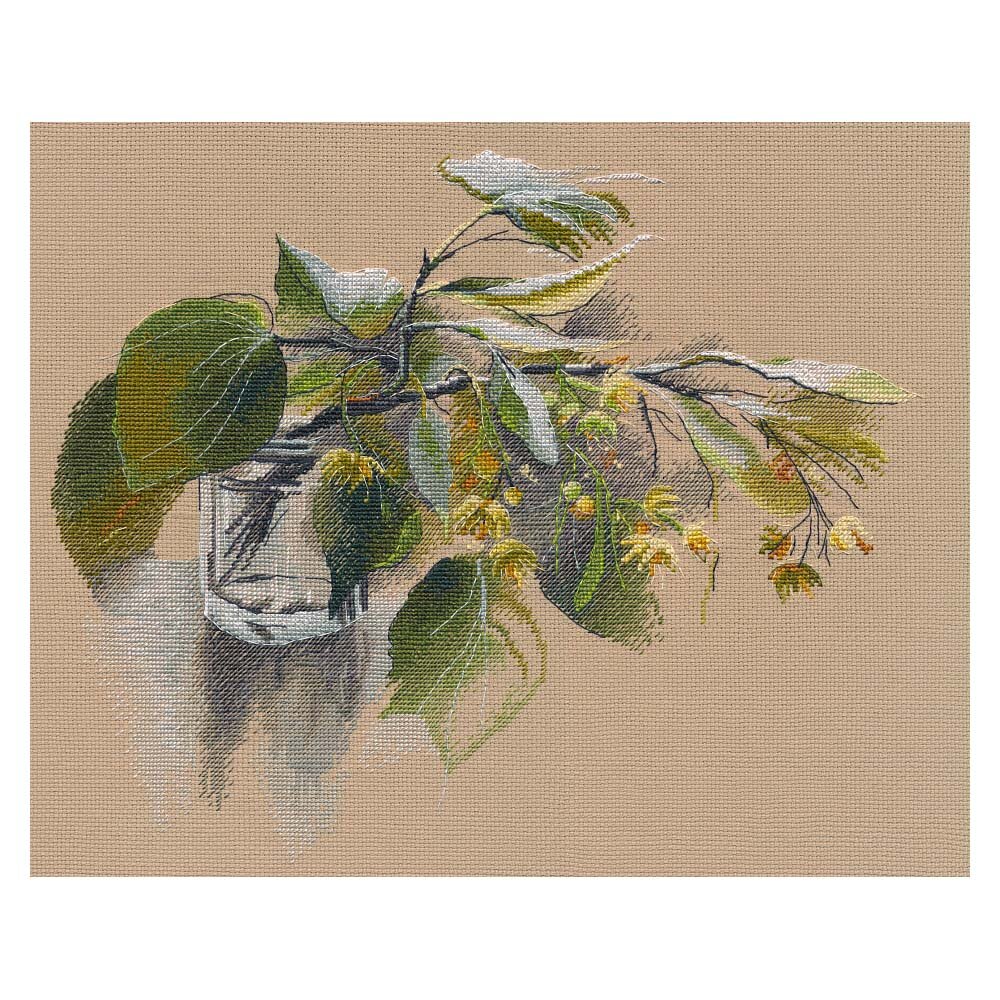 1582 Набор для вышивания крестом овен 'Аромат липы', 33*27 см